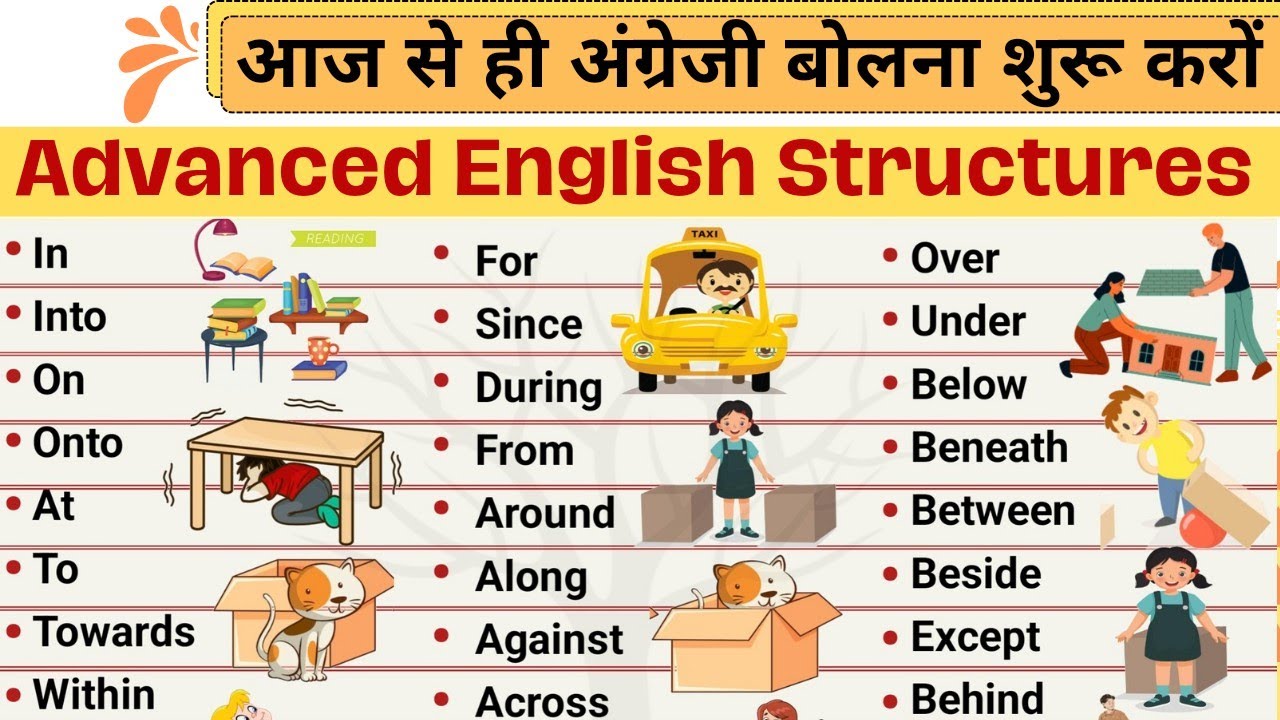 Advanced Structures of Preposition in English | Prepositions List - YouTube