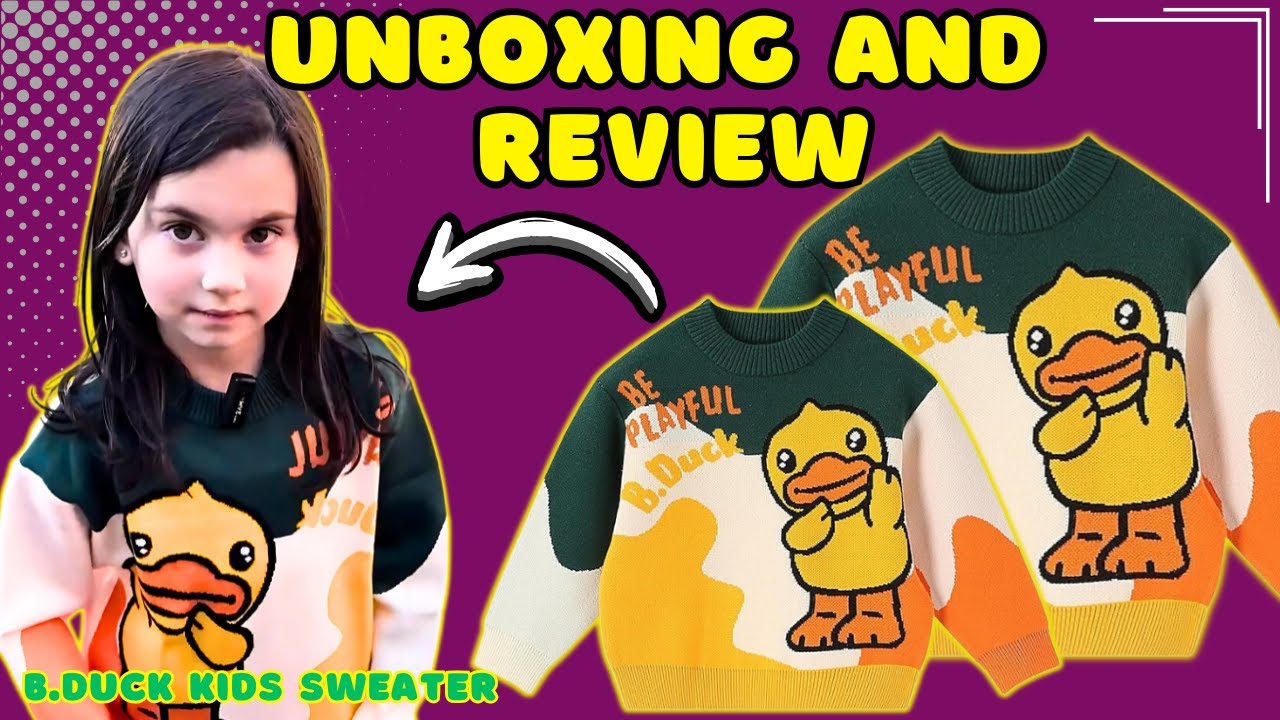B. Duck Kids Sweater Review: How cute is this B Duck sweater! Will Evie ...