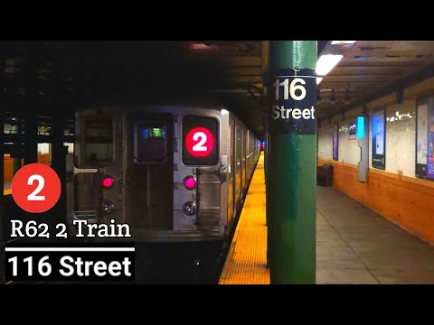 IRT Lenox Av Line: (2) Action @116th St + R62 (2) Train - YouTube
