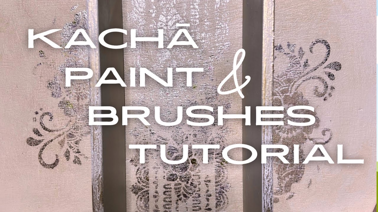 Kacha Paint & Brushes Tutorial | How to Apply Metal Leaf - YouTube