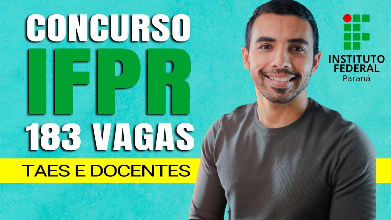 Raio-x do Concurso IFPR - vagas para TAEs e Docentes - YouTube