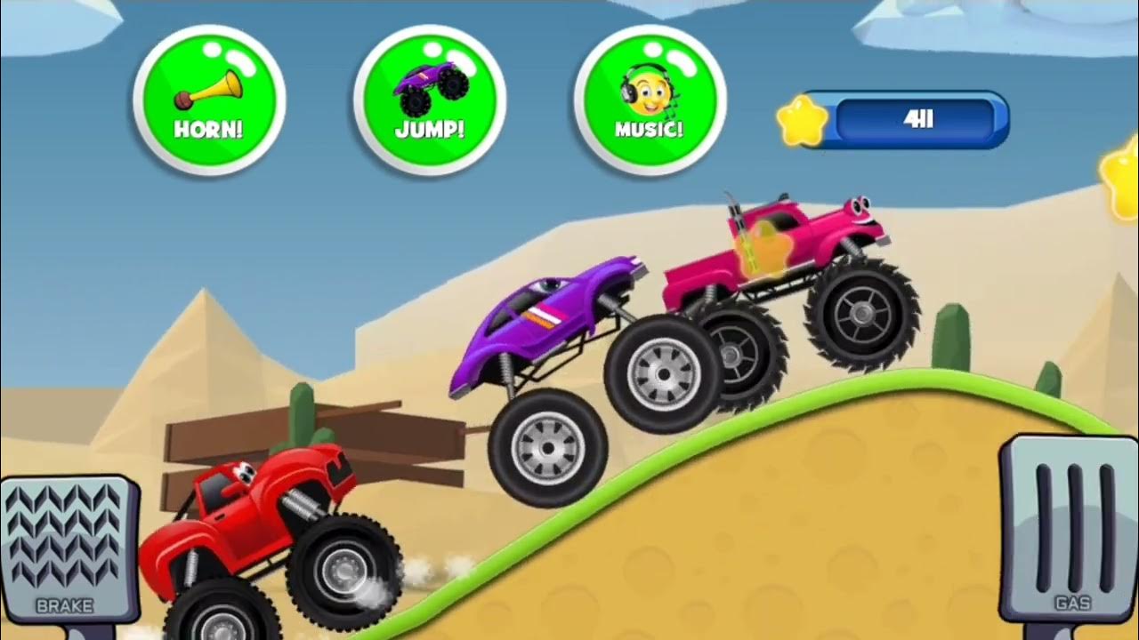 Monster Trucks Game for Kids - YouTube