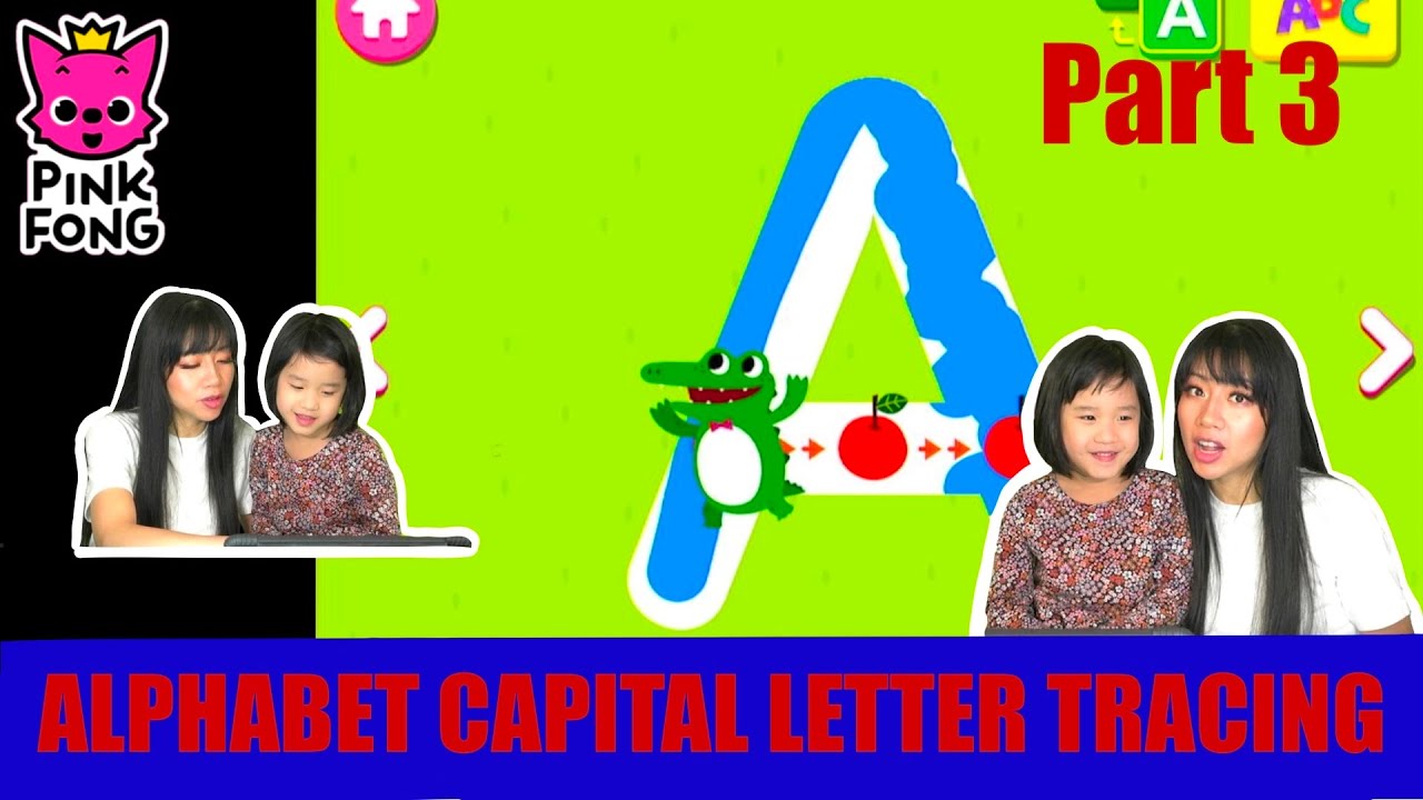 Learn ABC Phonics by Tracing Capital Letters with Pinkfong and Ella ...