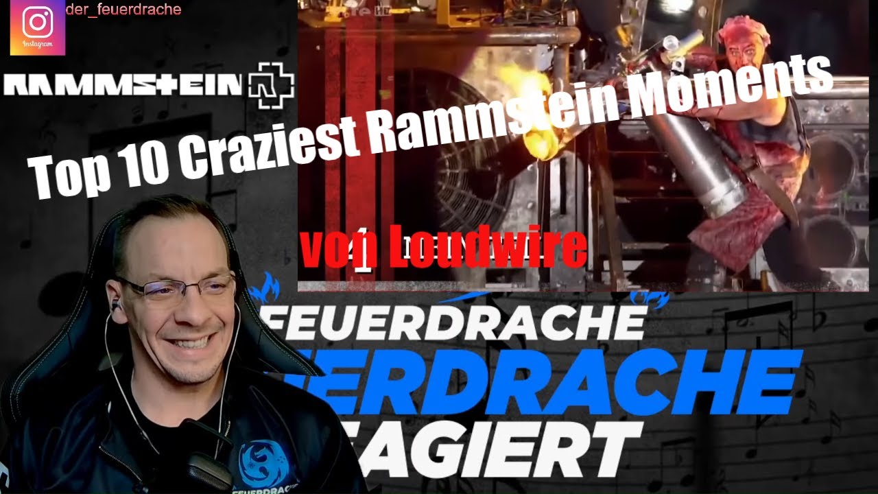 Reaktion auf Top 10 Craziest Rammstein Moments von Loudwire - YouTube