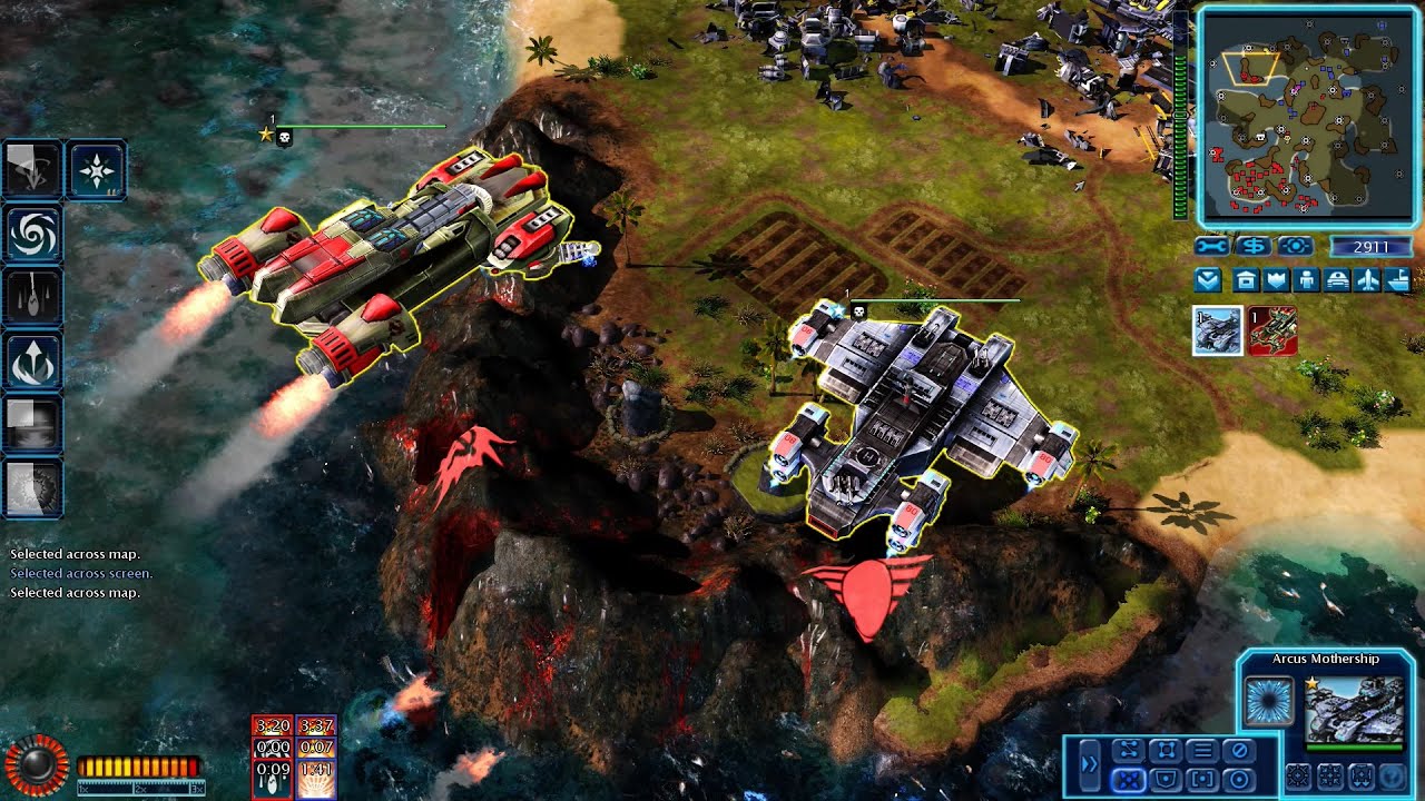 Command & Conquer Red Alert 3 Science Mod - Future Tech vs 5 Brutal AI ...