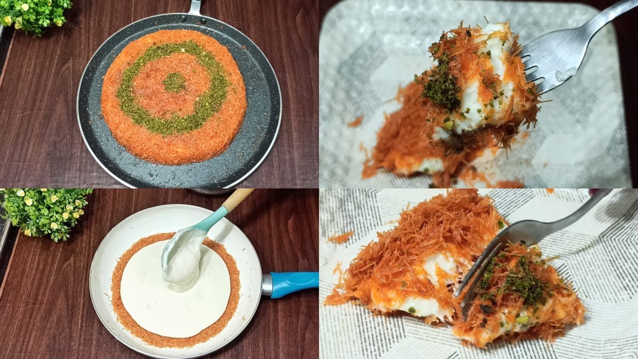 Kunafa Without Oven | Perfect Kunafa recipe | Creamy Kunafa | MANU KI ...