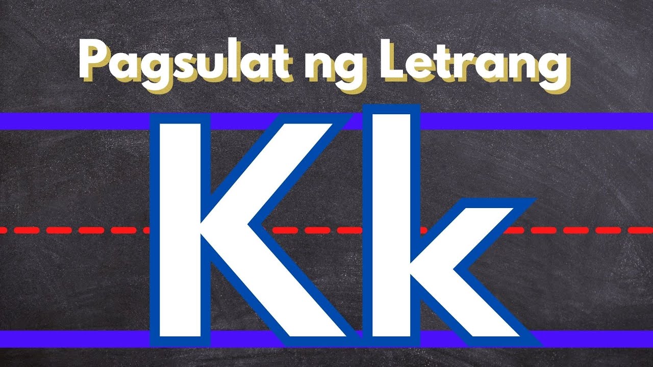 PAGSULAT NG LETRANG Kk | Kinderific TV - YouTube