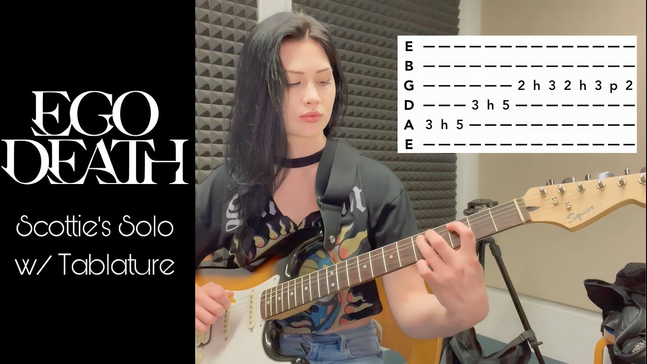 Ego Death Polyphia Scotties Solo w/ Tablature Tutorial - YouTube