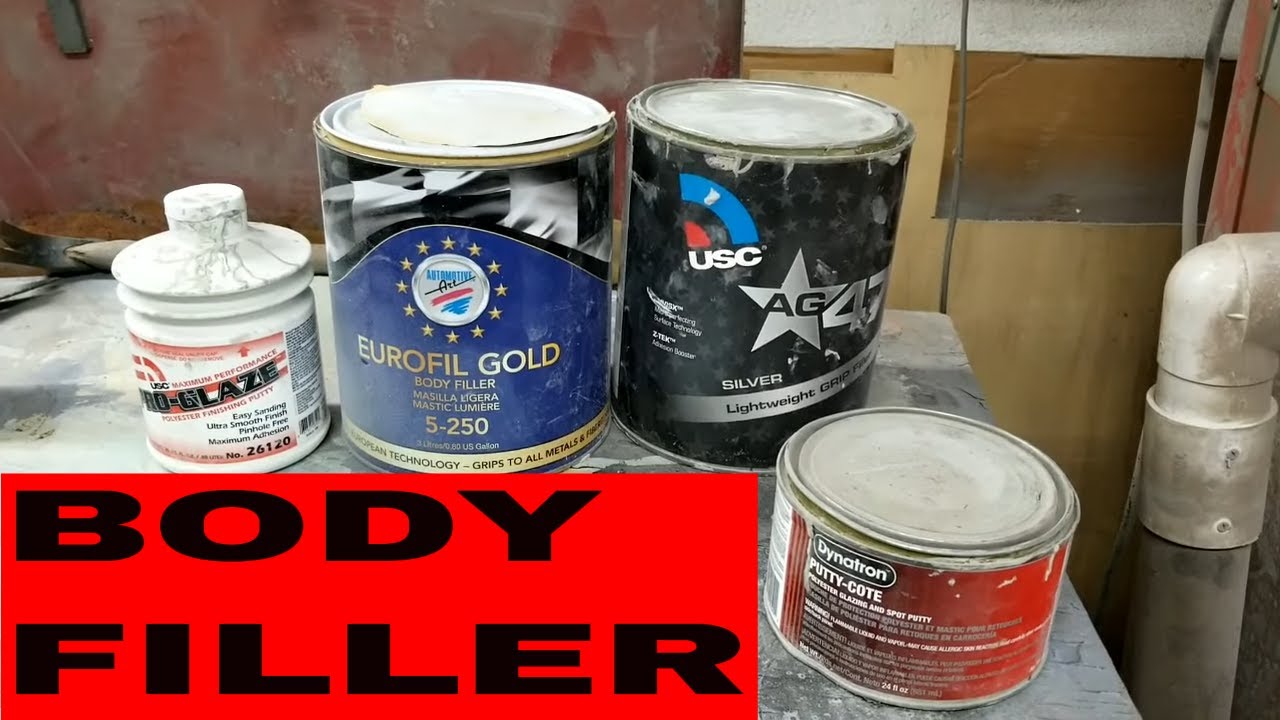 Auto body filler time saving tips evercoat and USC or bondo brand ...