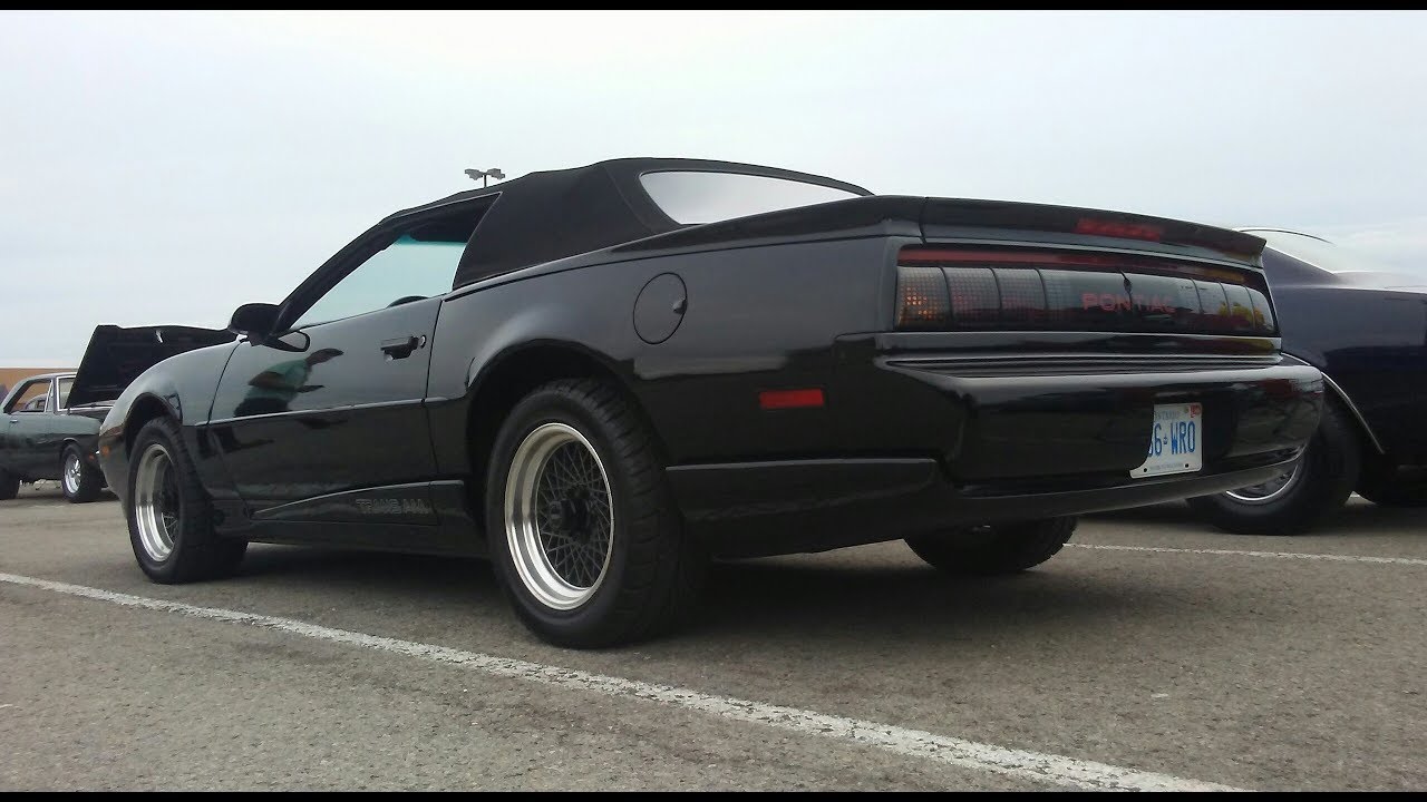 1991 Pontiac Trans-Am Convertible in Black - The Classics - YouTube