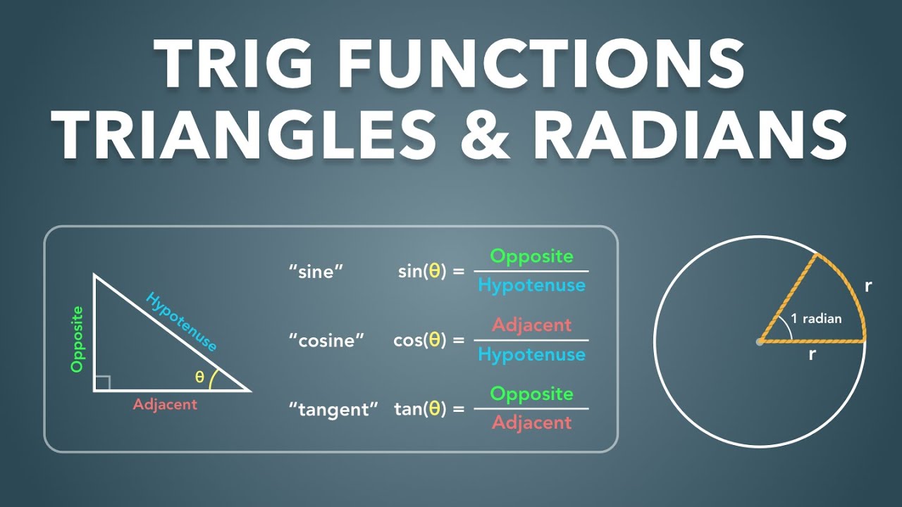Right Triangle Trig Functions, Pythagorean Theorem and Radians ...