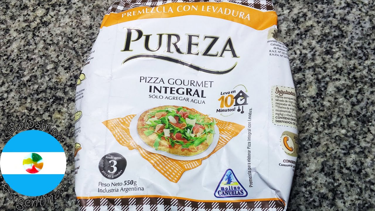 Pureza Pizza Gourmet Integral Premezcla con Levadura (Molino Cañuelas ...