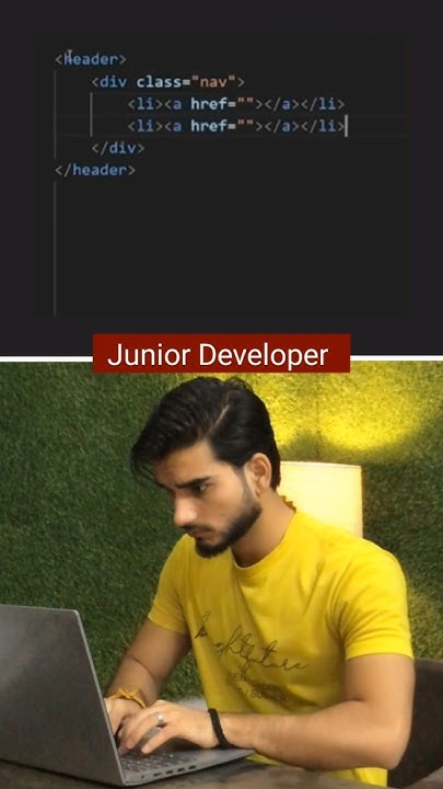 Junior Developer 🤡 VS Senior Developer 😎#codingmemes #coding #computerscience #programming - YouTube