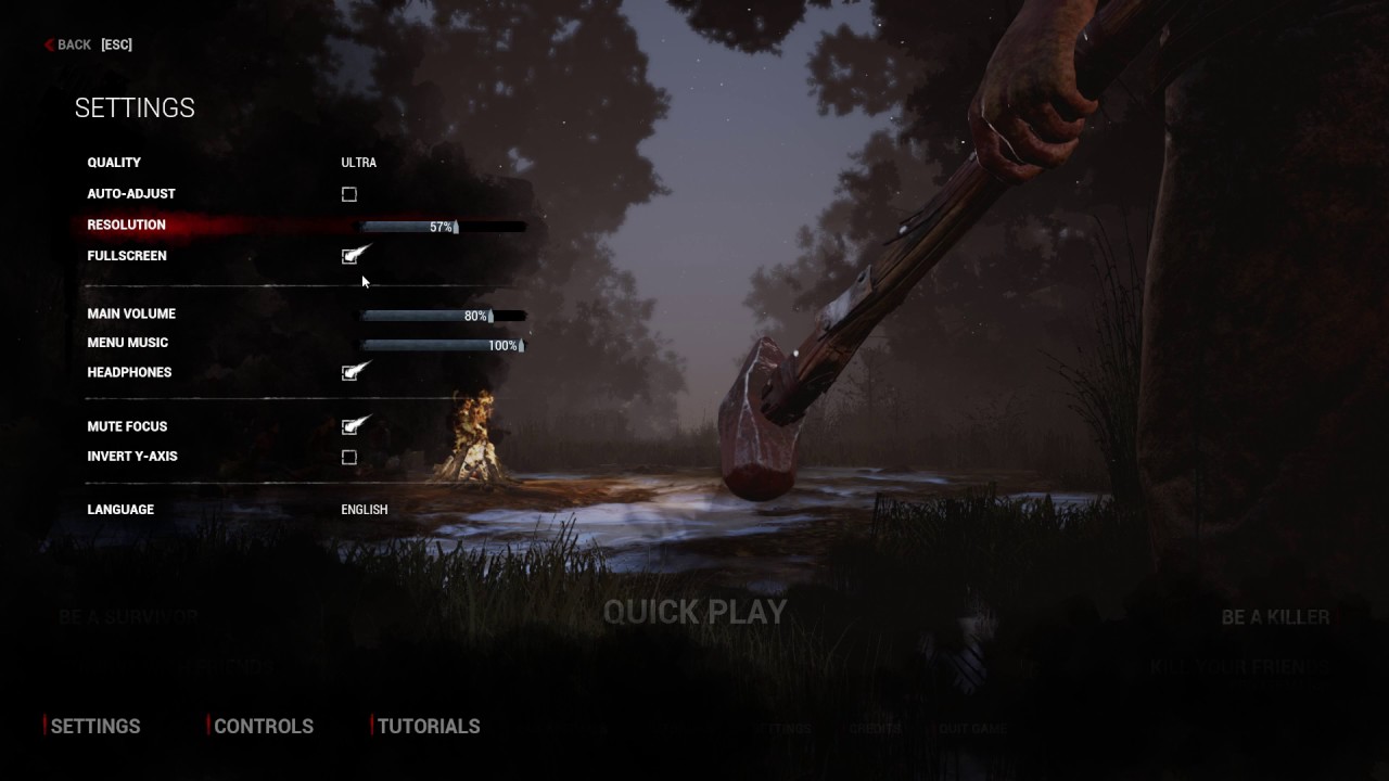 How to Enable Full Screen Mode In Dead by Daylight - YouTube