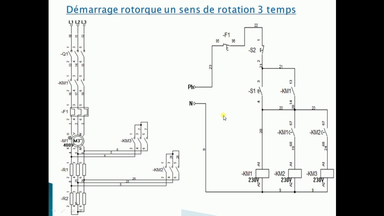 Démarrage du moteur 7 (démarrage rotorique) - YouTube