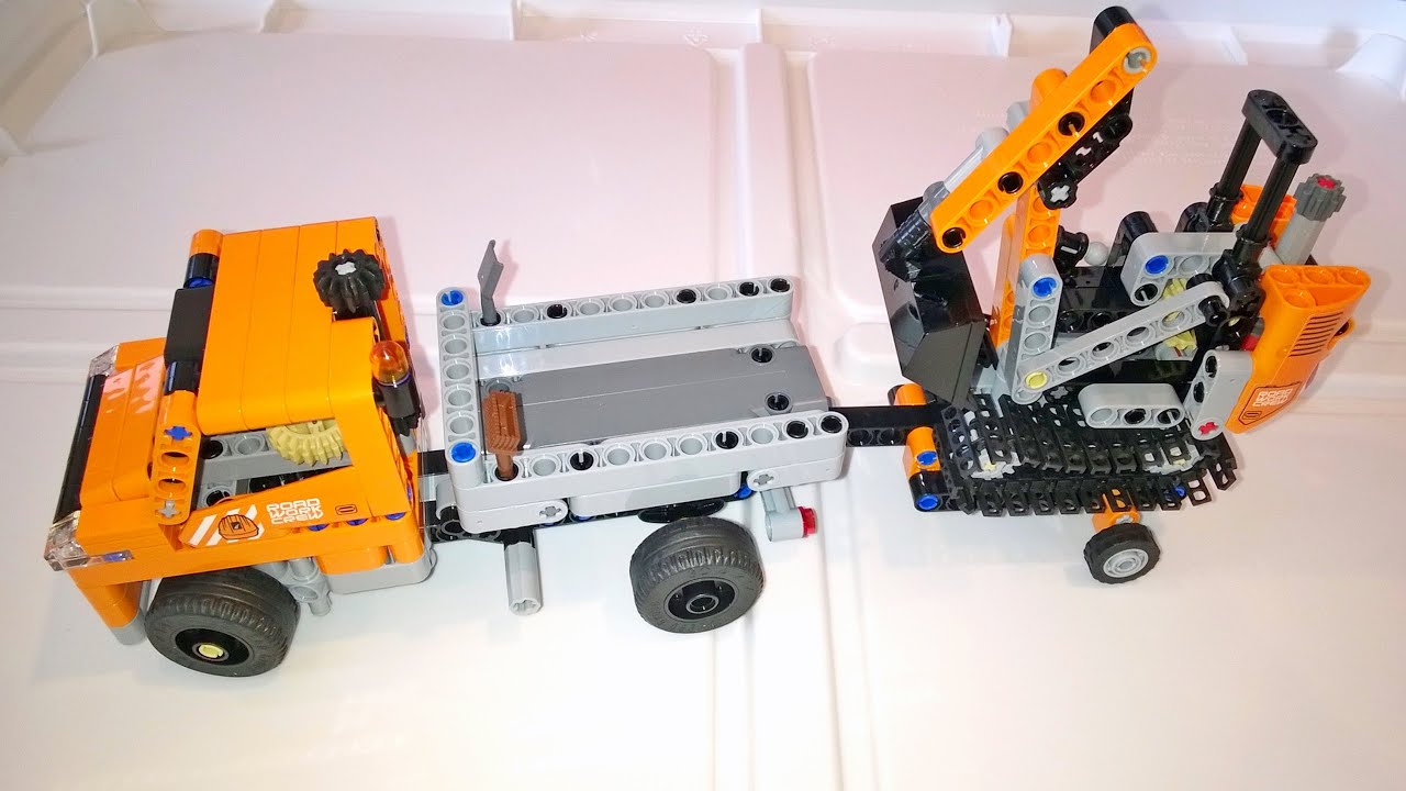 Cool Lego Technic 42060 Roadwork Crew 2017 Construction Truck Set Quick ...