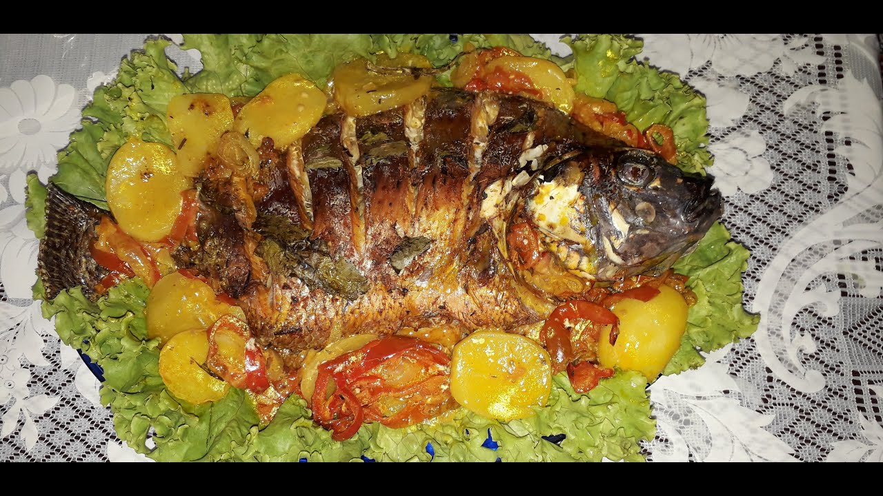 Peixe Assado No Forno Com Batatas Receita Peixe Assado My Xxx Hot Girl