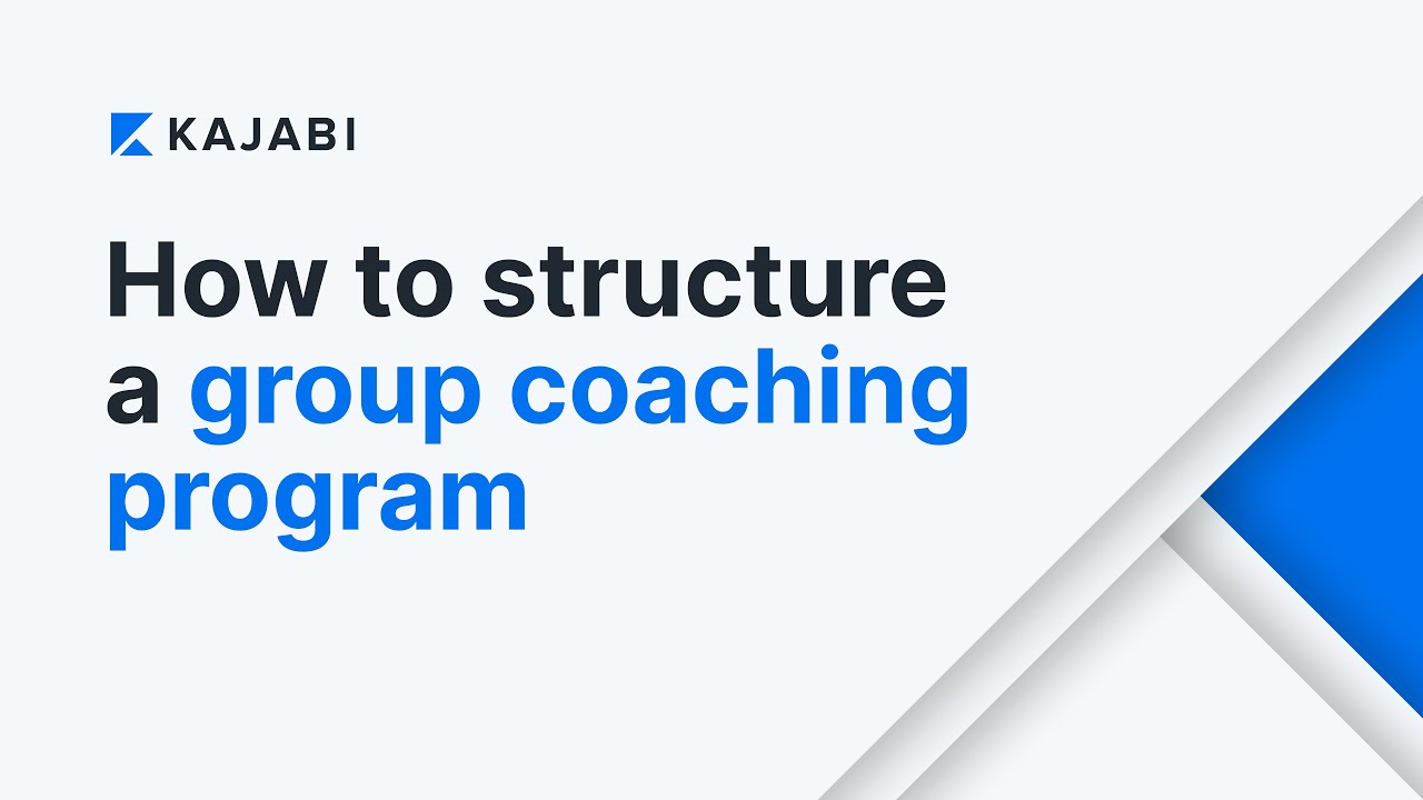 How To Structure A Group Coaching Program YouTube How To Structure A Group Coaching Program YouTube