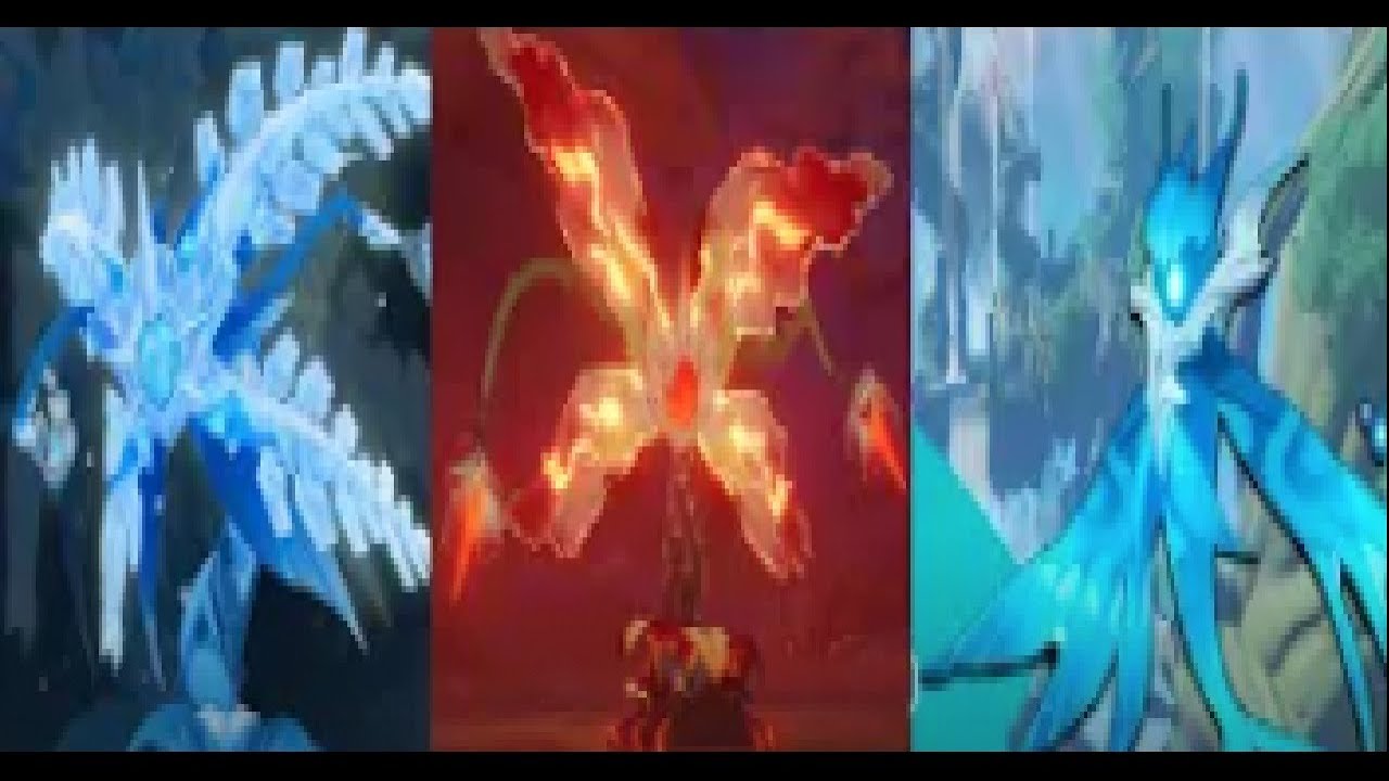 Genshin Impact [Boss] Cryo Regisvine / Pyro Regisvine / Oceanid - YouTube