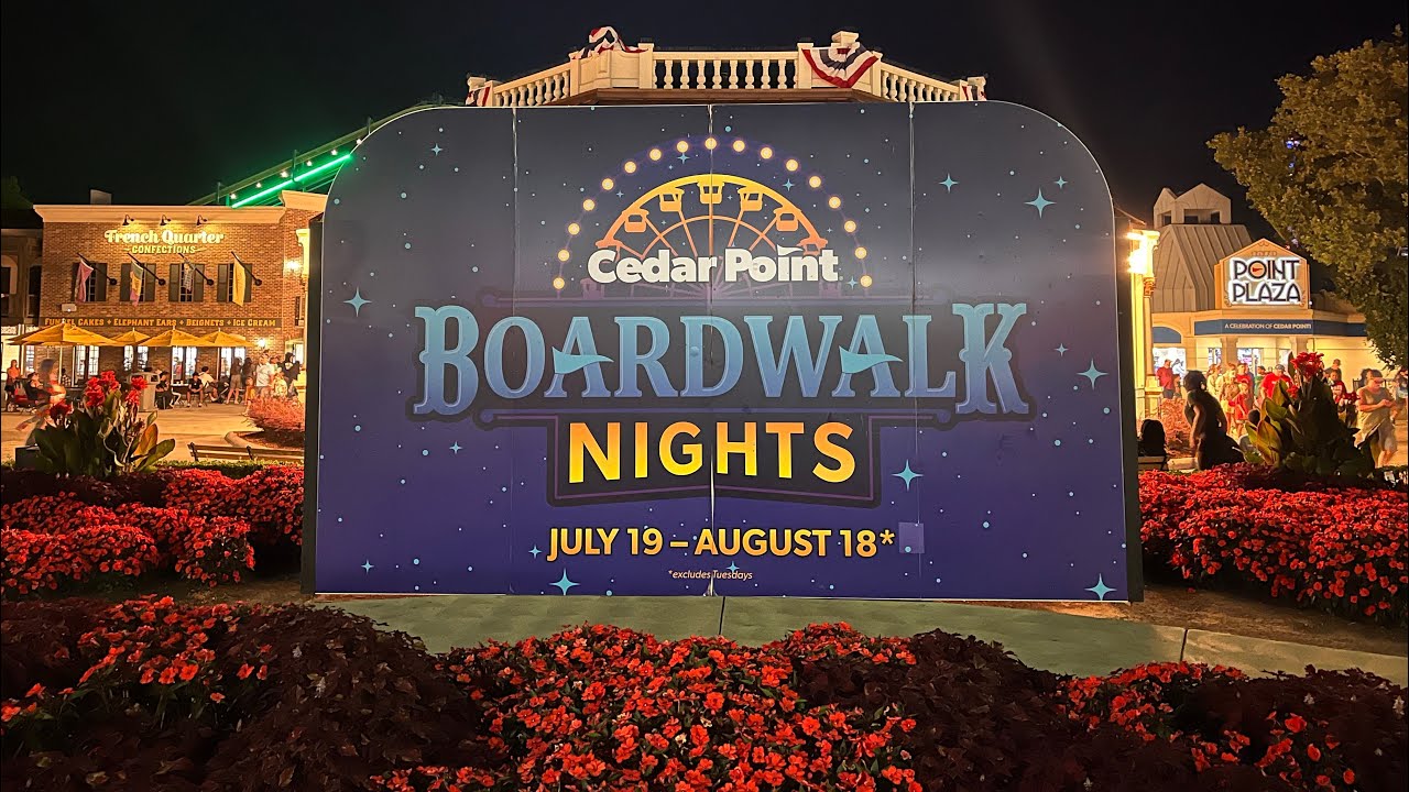 Cedar Point’s Boardwalk Nights 2024 - Cinematic (4K-60fps) - YouTube