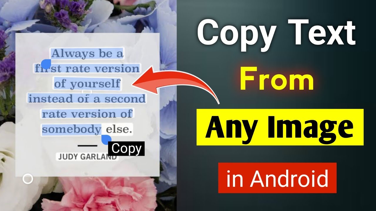 How To Copy Text From Image In Android Mobile Phone YouTube How To Copy Text From Image In Android Mobile Phone YouTube