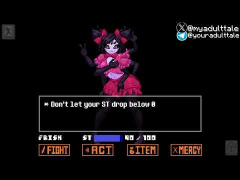 Test fight with Muffet! ADULTTALE