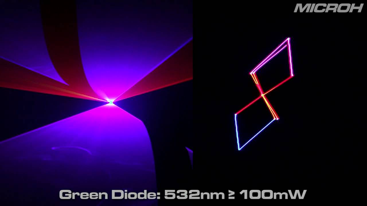 MICROH Firefly RGB Laser - YouTube