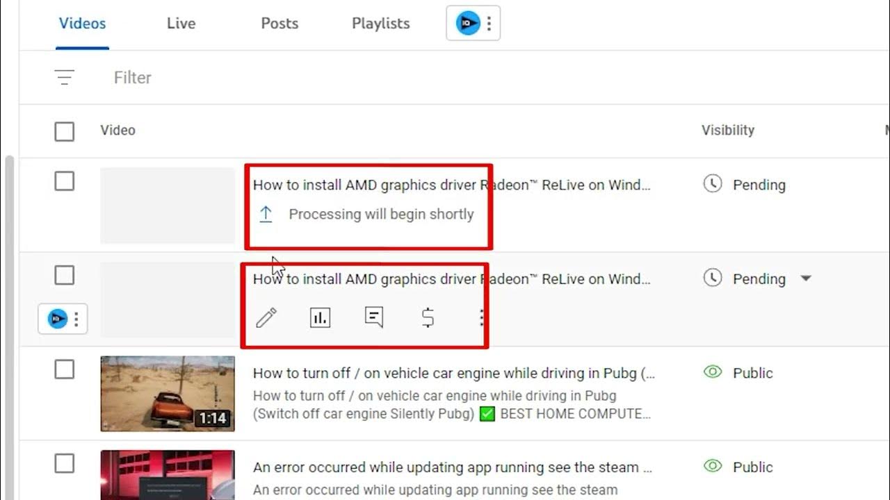 YouTube video stuck on processing will begin shortly Fixed 2023 - YouTube