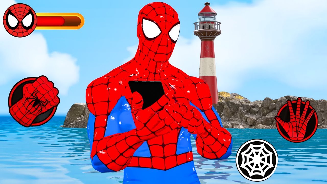 PLAYING as SPIDER-MAN at SEA in Garry's Mod - YouTube