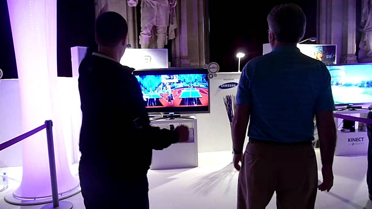 Rainer und Dennis mit Kinect Sports auf der Game-City 2010 - YouTube