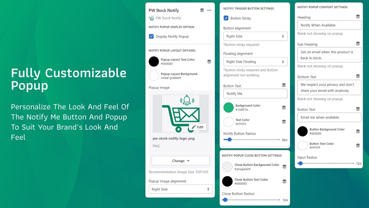 Fully Customize the ‘Notify Me’ Email Popup - YouTube