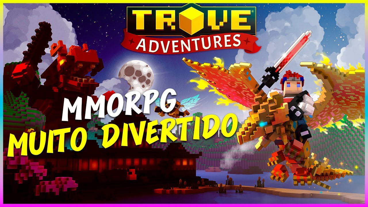 TROVE!! MMORPG DIFERENTE GRATUITO ESTILO MINECRAFT E MUITO DIVERTIDO ...
