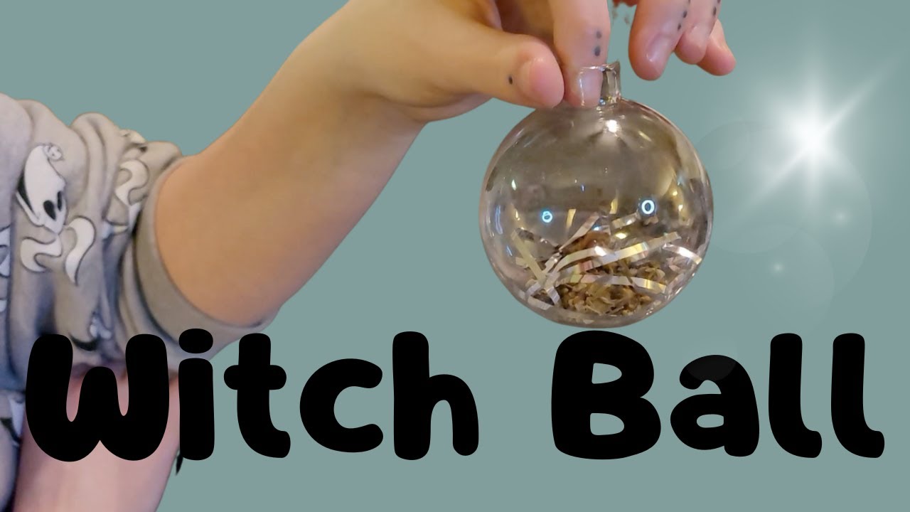Step by Step How To Make A Witch Ball - YouTube