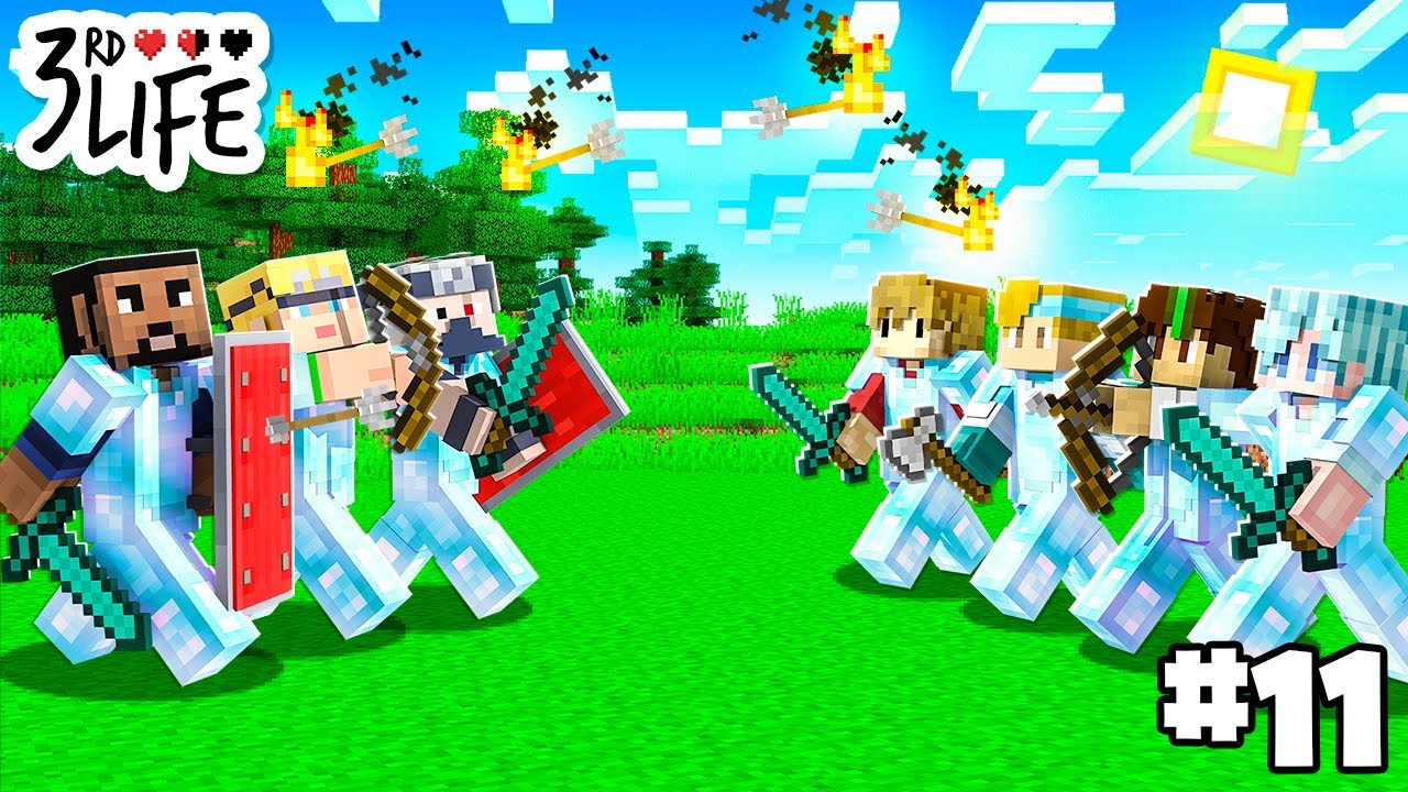 ALL OUT WAR! l l Minecraft 3rd Life SMP l EP.11 - YouTube