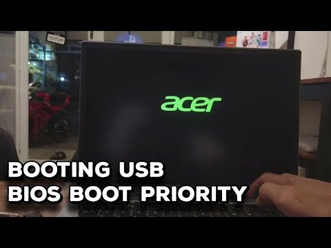 Cara Booting USB di Laptop Acer | Masuk BIOS & Atur Boot Priority ...