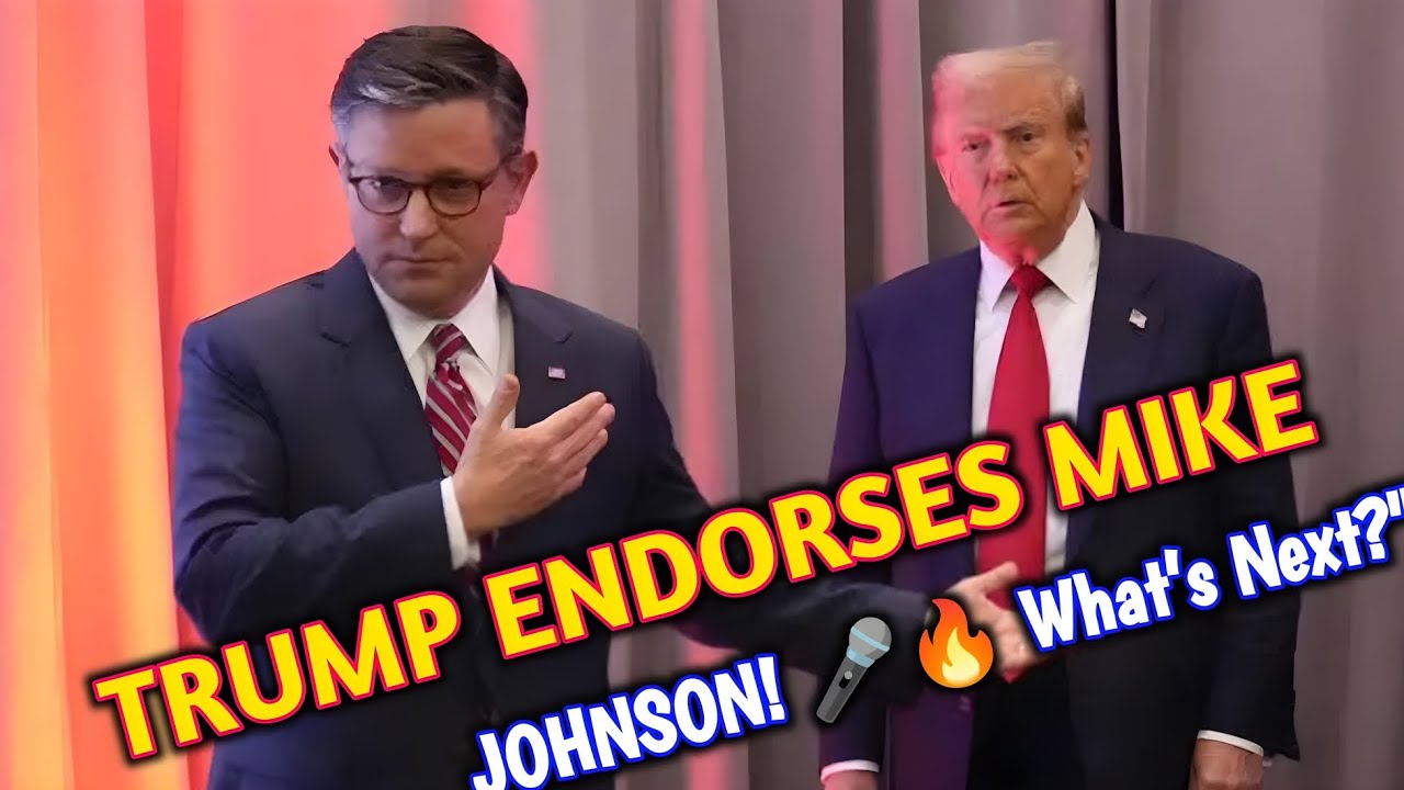 Trump's Master Plan: Why He Endorsed Mike Johnson - YouTube