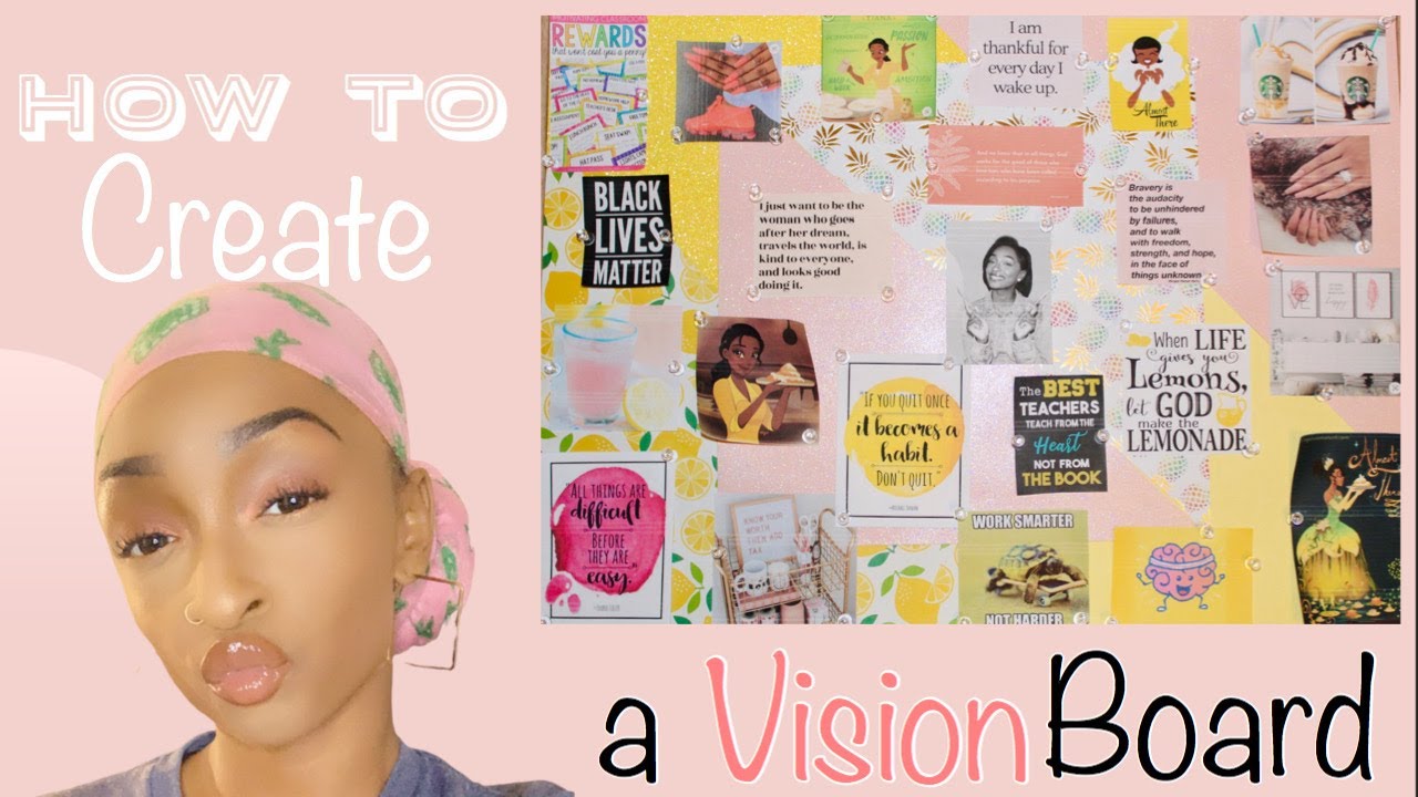 How To Make A Vision Board | Teacher Vlog - YouTube