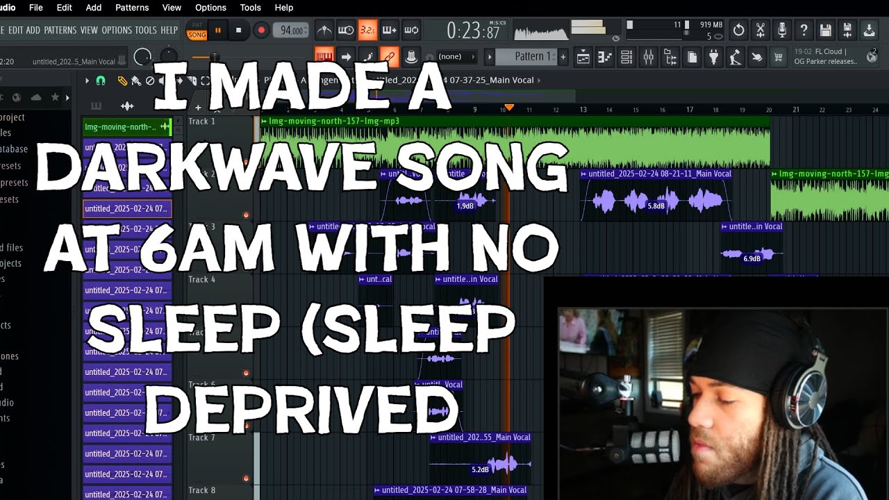 I Made a Darkwave Song at 6AM With No Sleep (Sleep Deprived Creativity ...