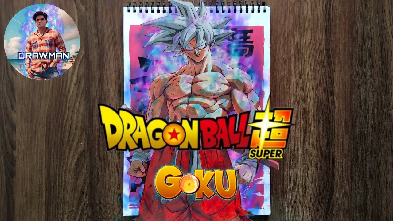 How to Draw Goku Ultra Instinct (Step by Step Tutorial) - YouTube