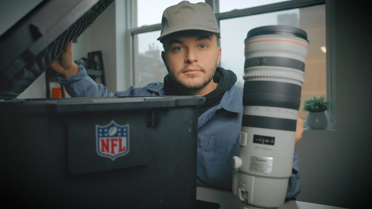 My $10,000 NFL Photography Lens - YouTube