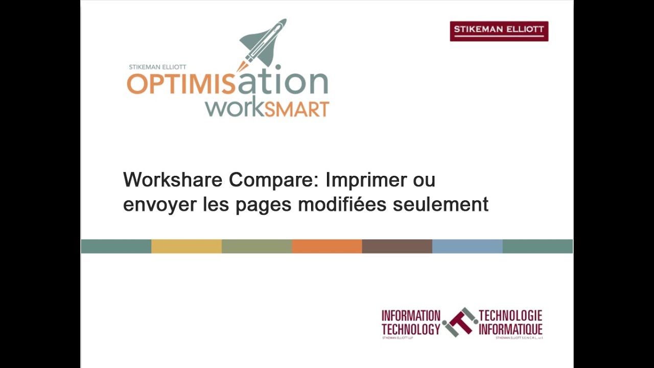 Workshare Compare: Imprimer ou envoyer les pages modifiées seulement ...