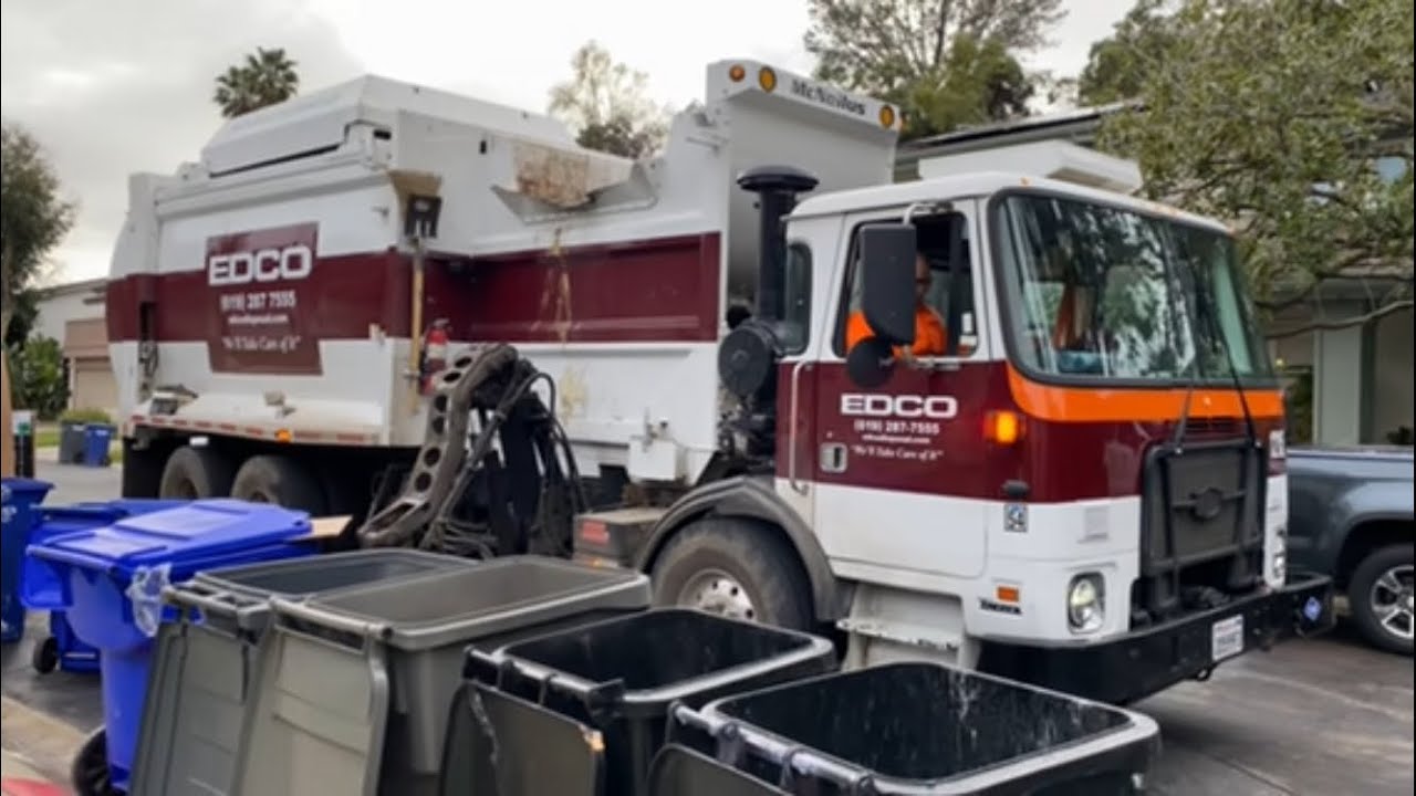 Edco disposal McNeilus auto reach auto car xpeditor versus recycling ...