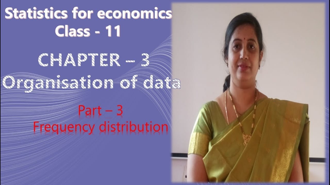 Chapter 3 frequency distribution - YouTube