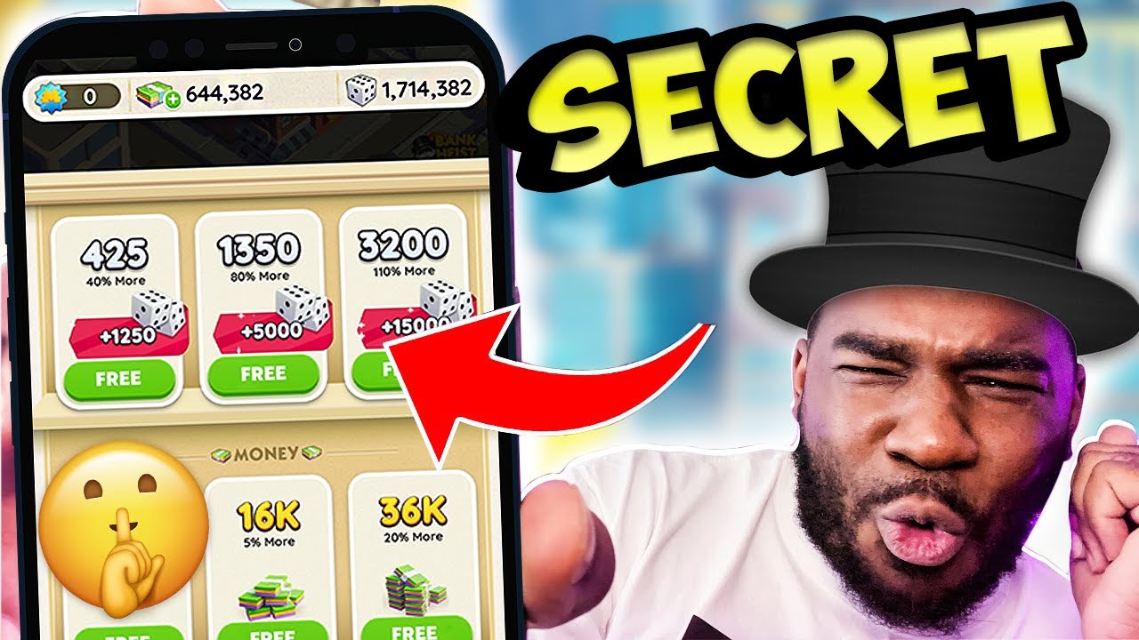 This Monopoly GO Hack GIVES 100,000 Dice Rolls For Free... (how to get ...