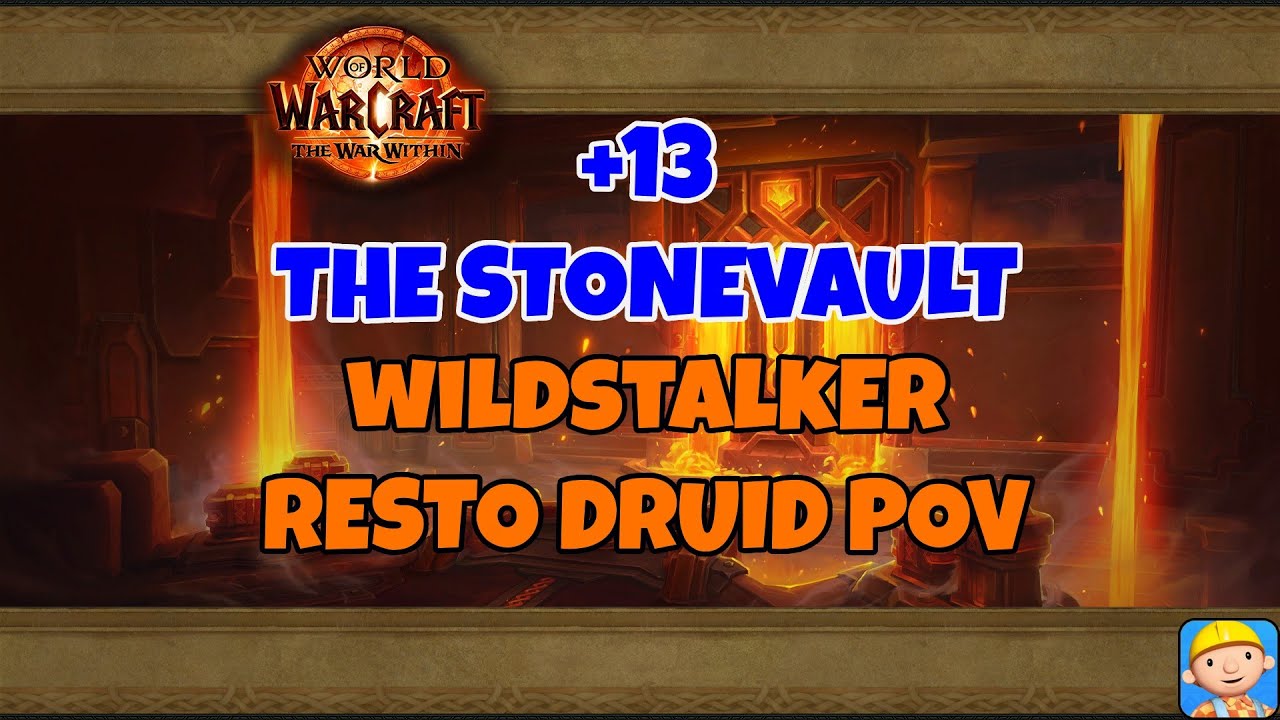 +13 The Stonevault | Resto Druid PoV | TWW Season 1 M+ - YouTube