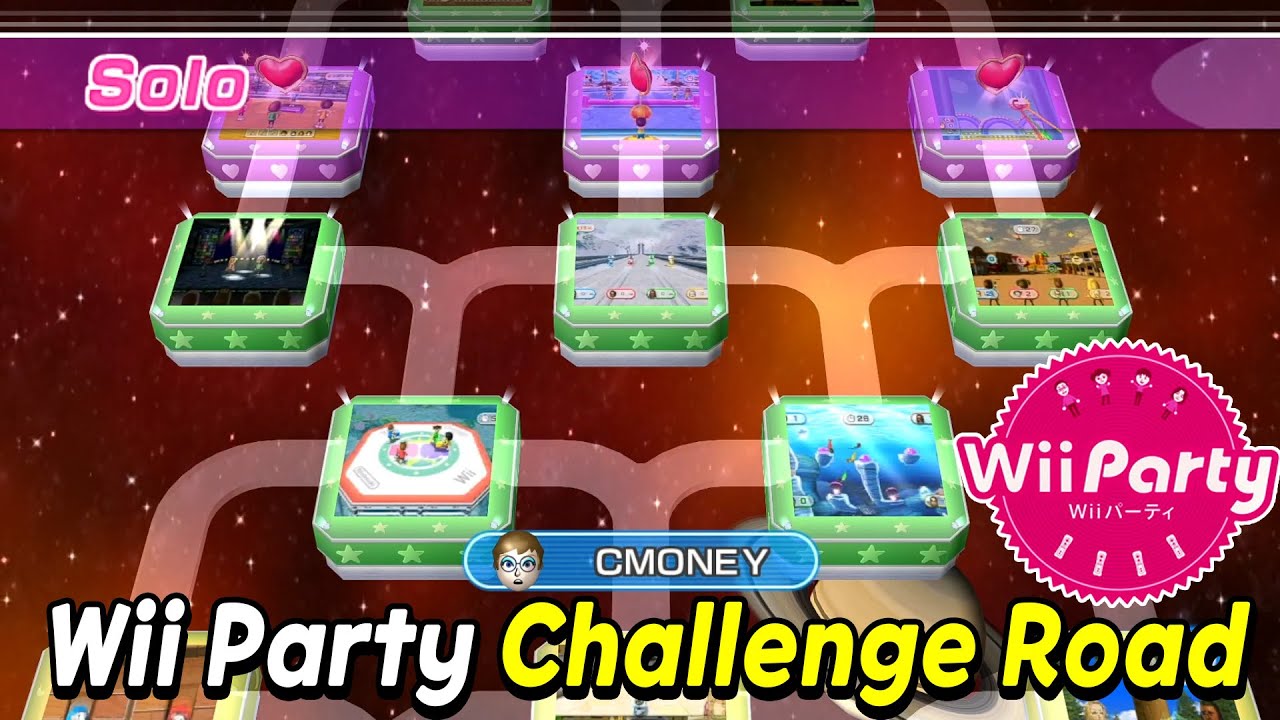 Wii Party Challenge Road gameplay | Solo Mode | AlexGamingTV - YouTube