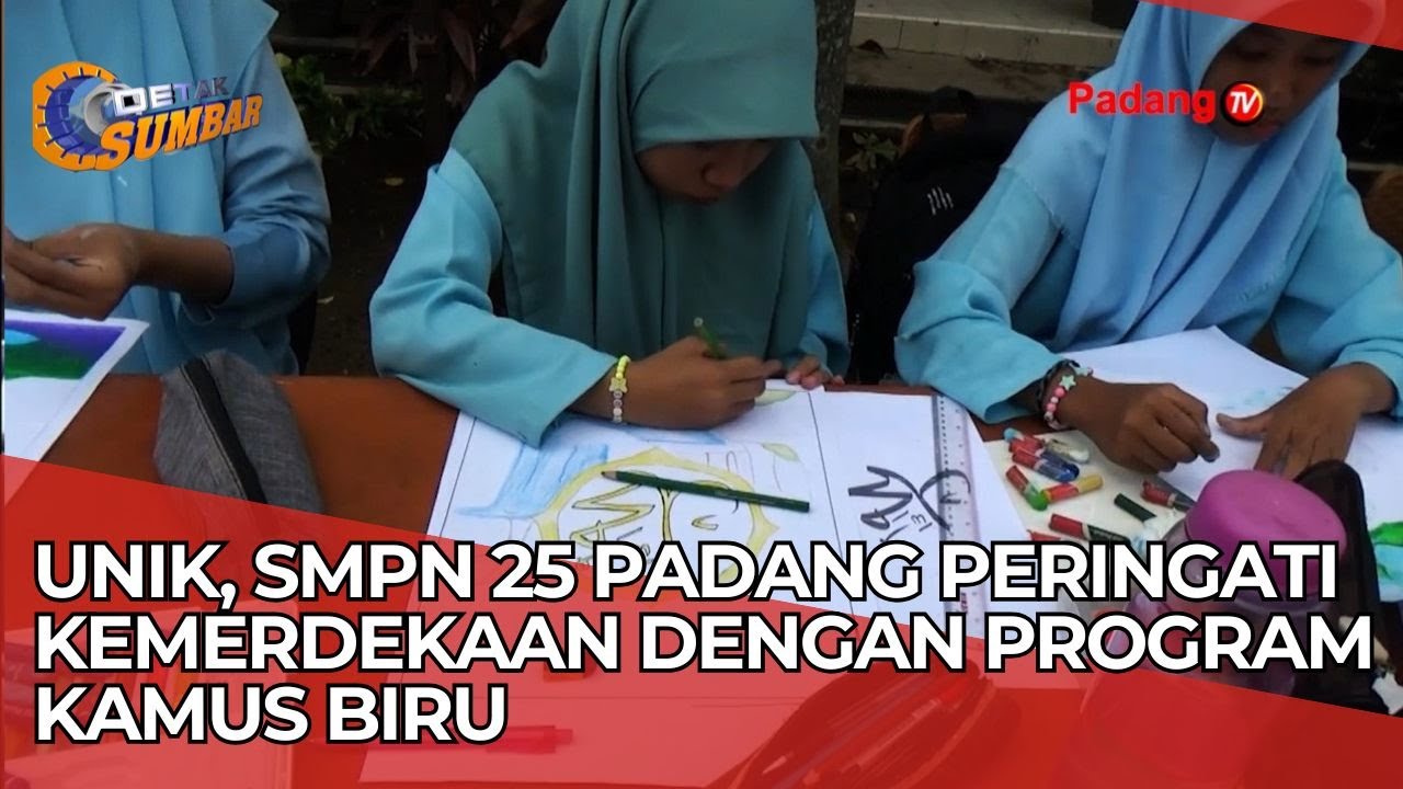 Unik, SMPN 25 Padang Peringati Kemerdekaan dengan Program Kamus Biru ...