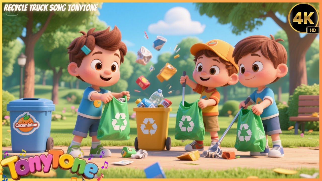 🎵 Clink Clank Recycling Song 🚛 | Fun & Easy Sorting for Kids ♻️🌍 - YouTube