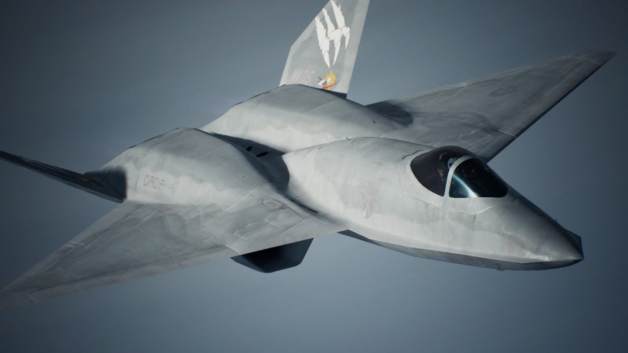 Ace Combat 7: Mission 13 "Bunker Buster" (YF-23 Black Widow) - YouTube