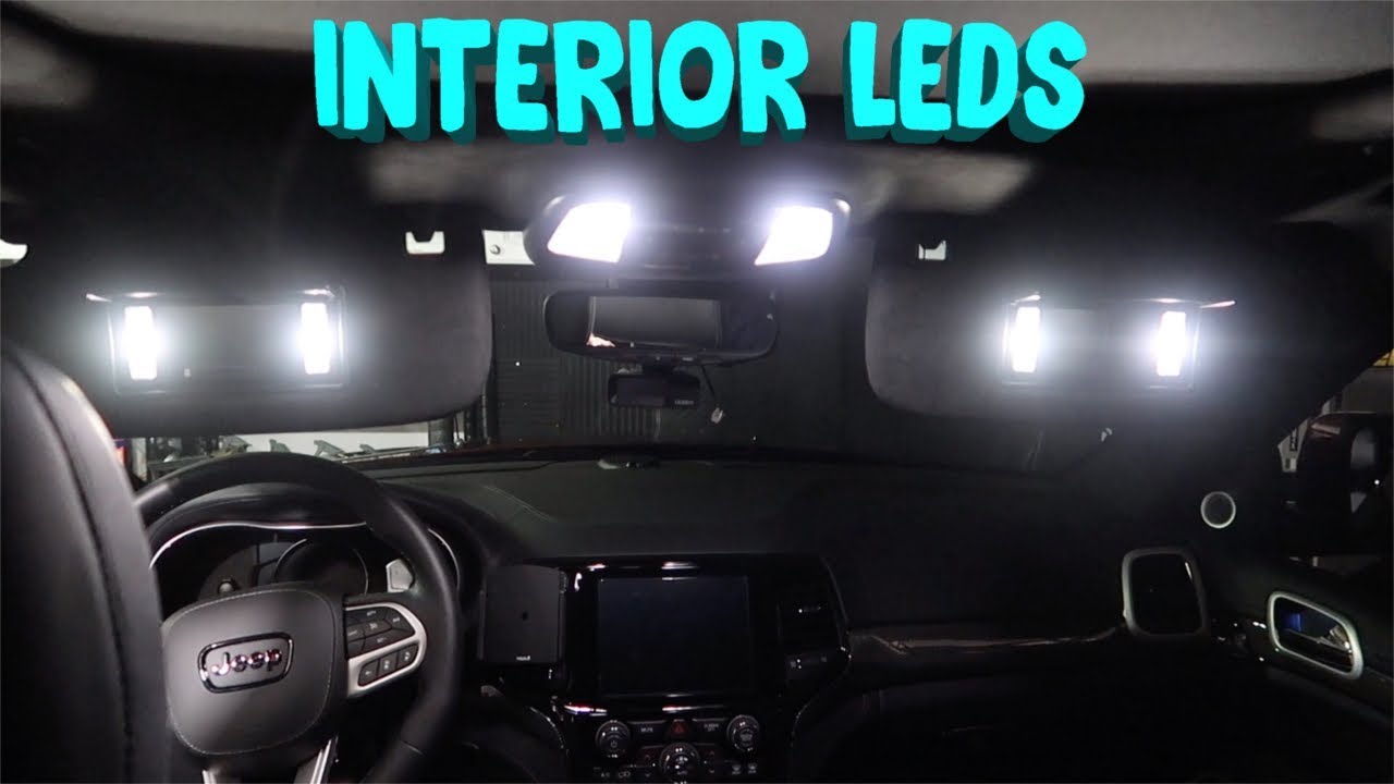Trackhawk Interior LEDs SWAPPED - YouTube